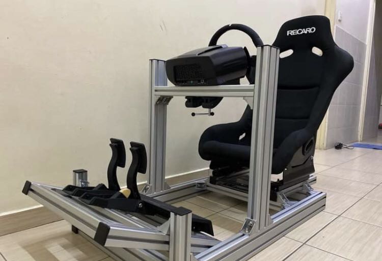 Racing simulator cockpit/ Sim Rig - Aluminium Profile (4080/40120/40160 ...