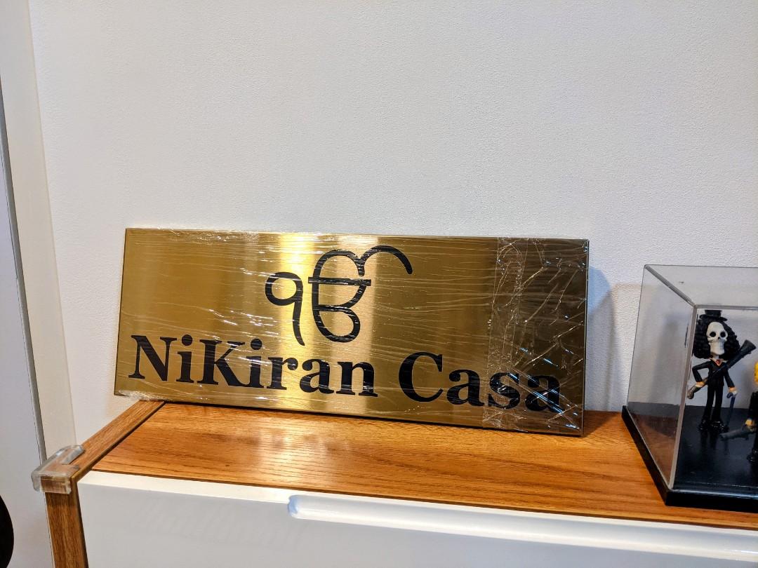 Customized House Unit Number Signage for Bungalow/Terrace/Semi-Detached ...