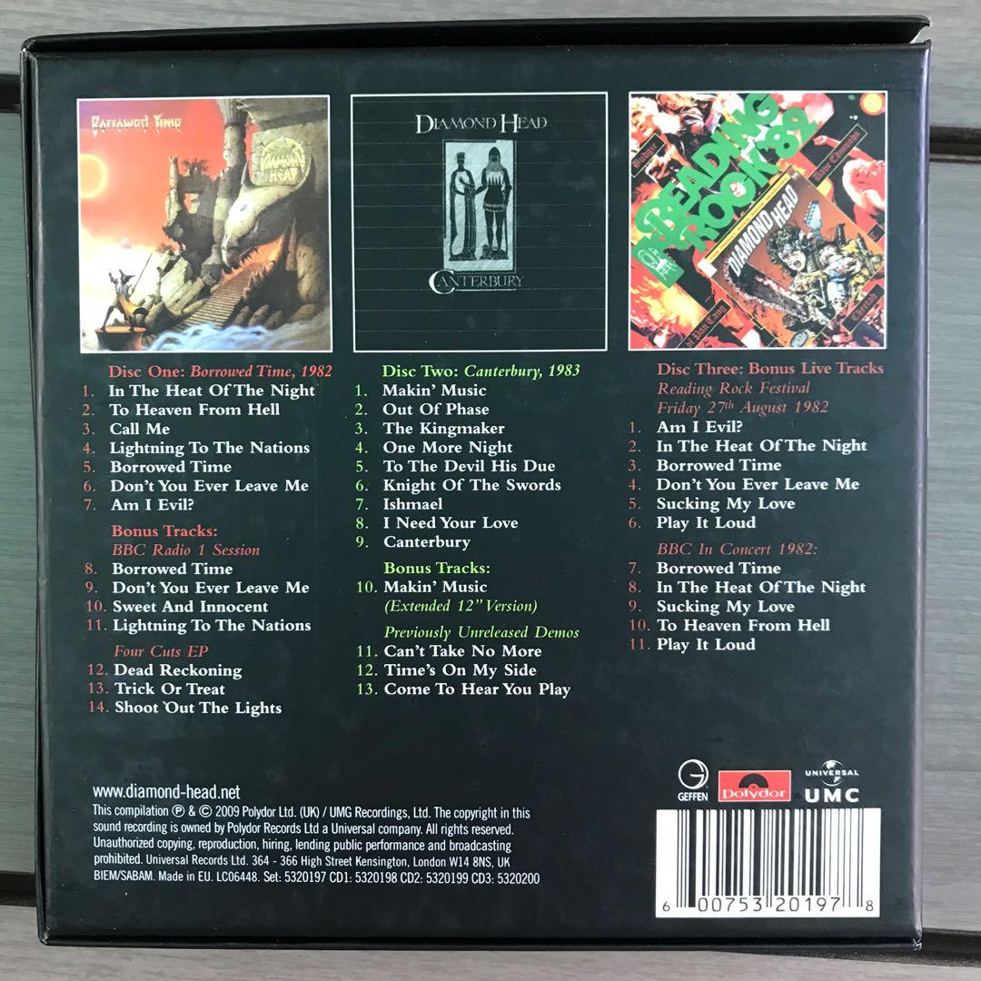 Diamond Head - The MCA Years 3 CD Box Set NWOBHM, Hobbies & Toys, Music ...