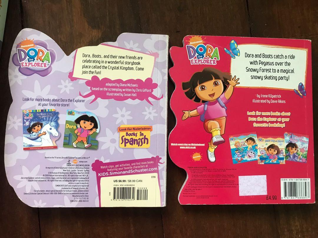 Dora sliding puzzle board books bundle, Hobbies & Toys, Books ...