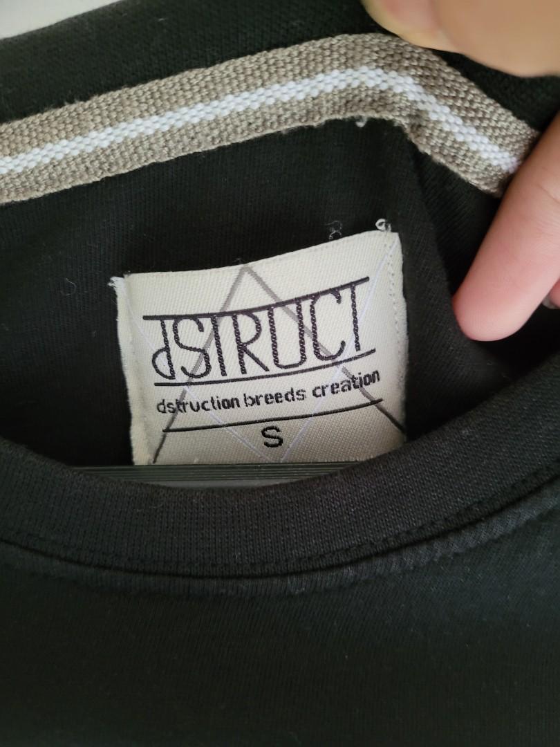 D-Struct Wolf Graphic Black T-shirt, Men's Fashion, Tops & Sets, Tshirts & Polo Shirts on Carousell