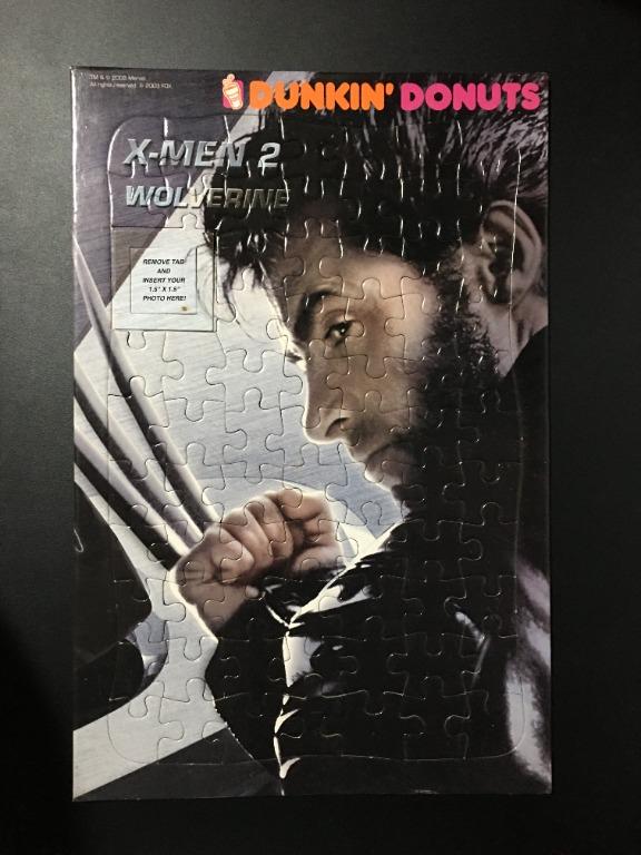 Dunkin' Donuts X-Men 2 Giant Large Puzzle Wolverine Character, Hobbies ...