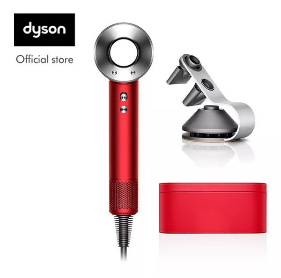 Dyson Supersonic Red w Presentation case and Stand, Beauty & Personal ...