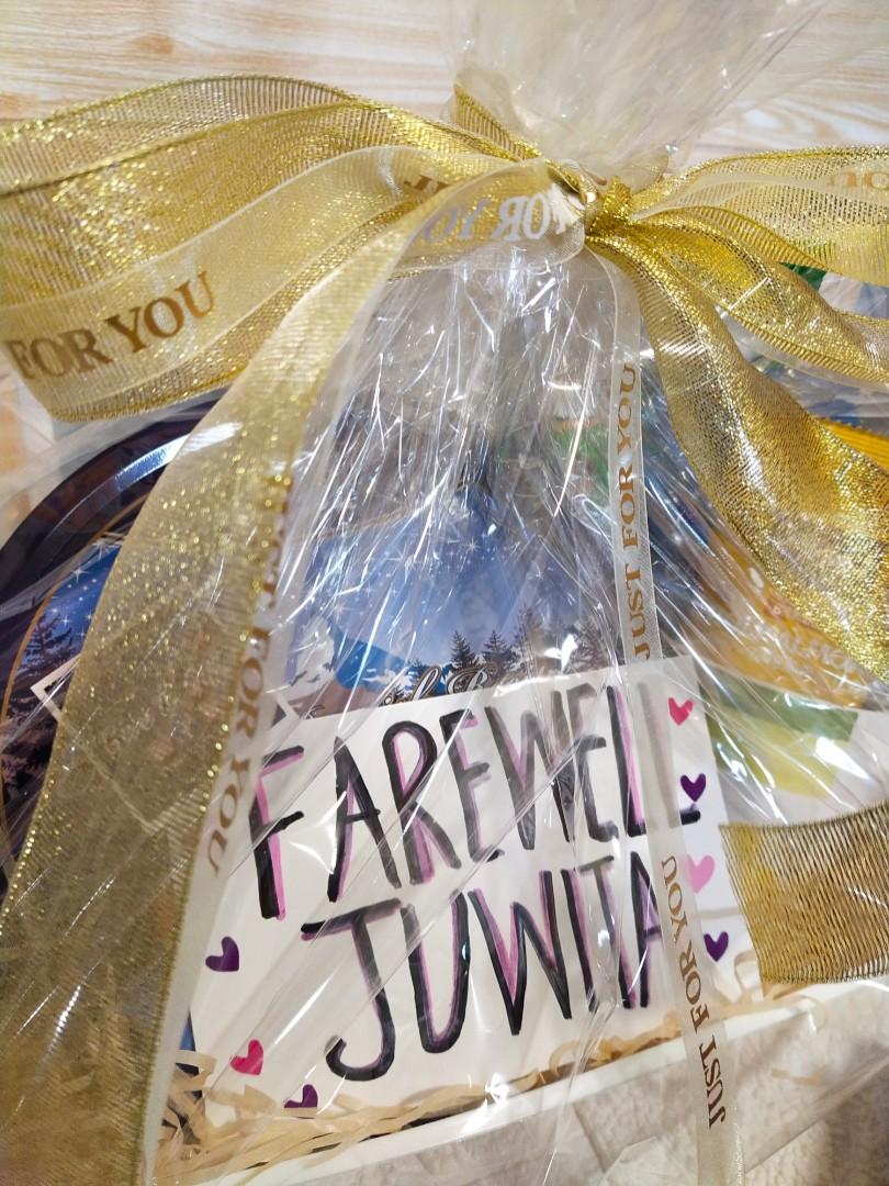 Farewell Gift Hamper, Food & Drinks, Gift Baskets & Hampers on Carousell