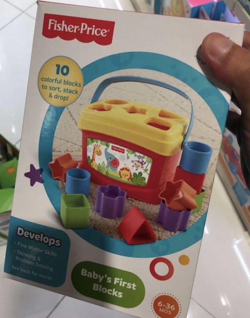 Fisher Price Brilliant Basics Baby's First Blocks, Babies & Kids ...