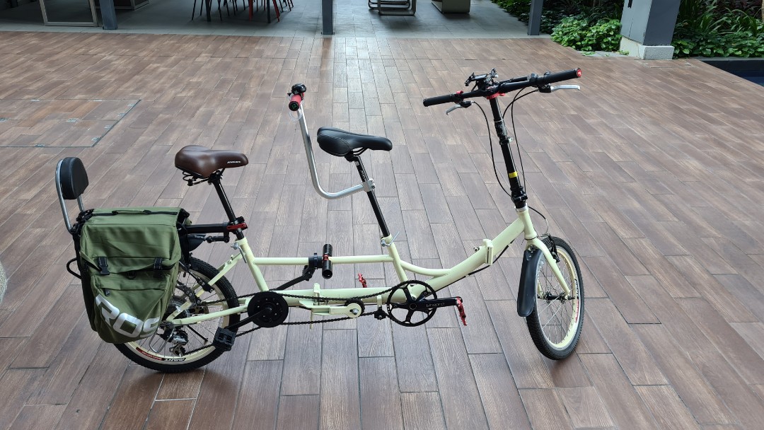 Foldable Tandem Bike that sits 3!, Sports Equipment, Bicycles & Parts ...