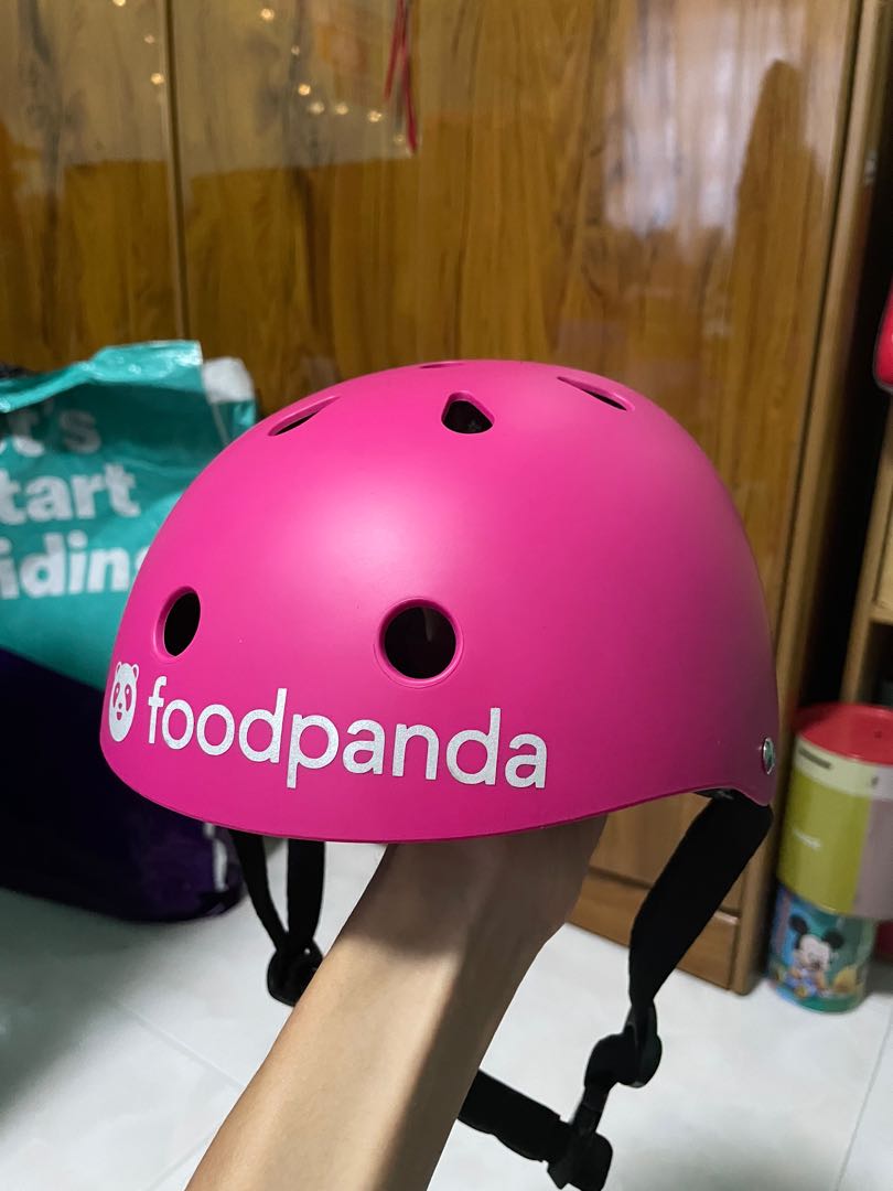 Foodpanda cyclist/e-bike Helmet, Everything Else on Carousell