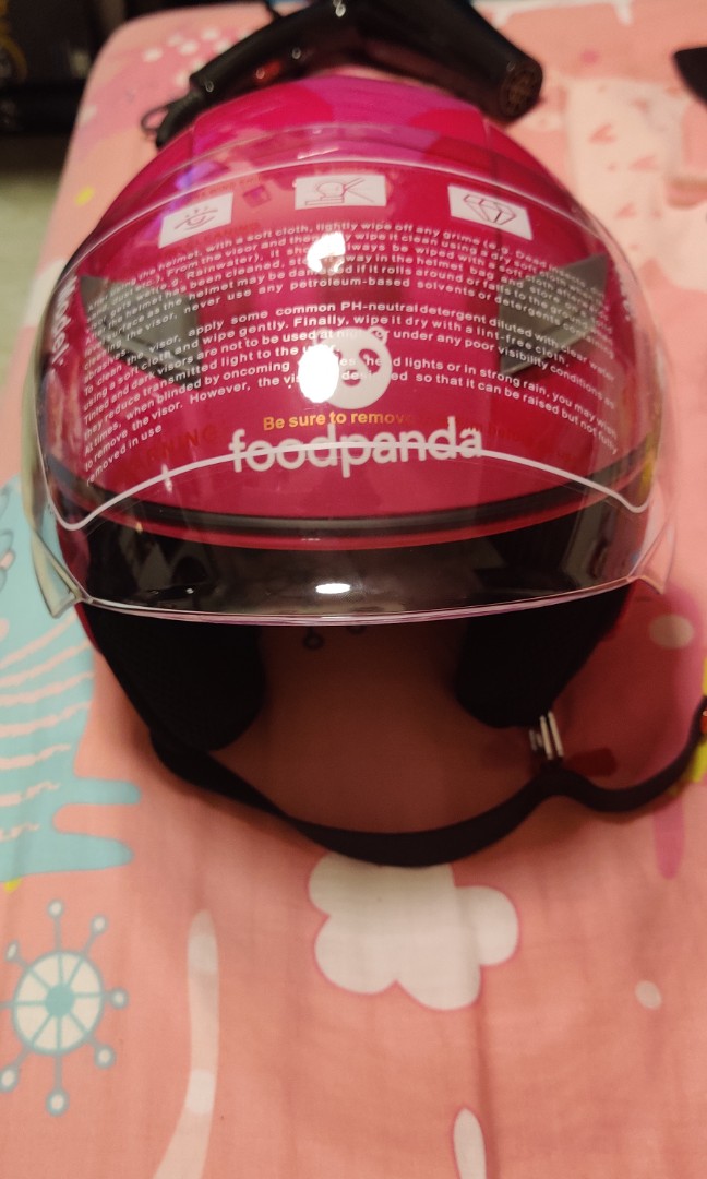 Foodpanda Helmet, Motorcycles, Motorcycle Accessories on Carousell