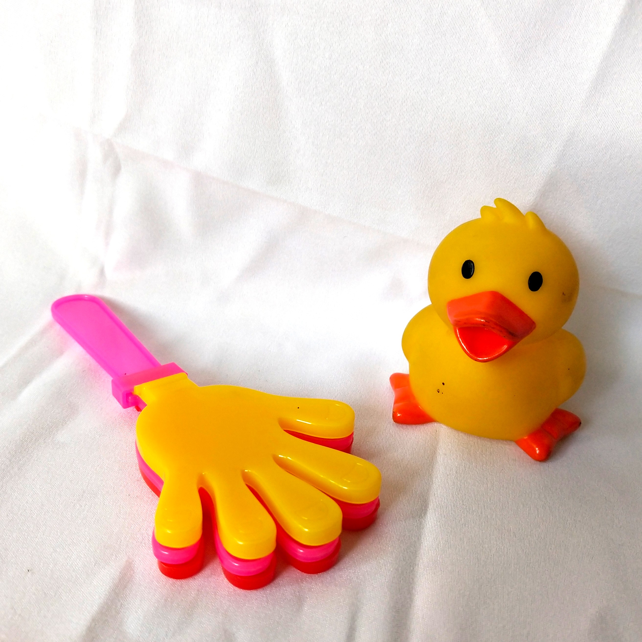 [FREE] Rubber Duck and Hand Clapping Toy, Hobbies & Toys, Toys & Games ...