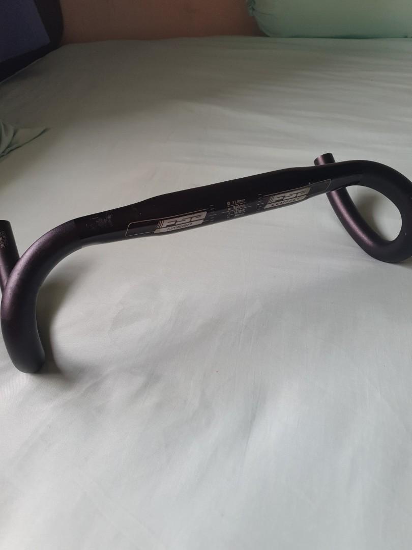 Fsa omega compact 38cm handlebar, Sports Equipment, Bicycles & Parts ...