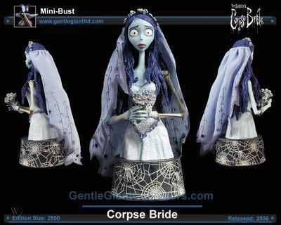 Gentle giant Tim Burton’s corpse bride collectible bust, Hobbies & Toys ...