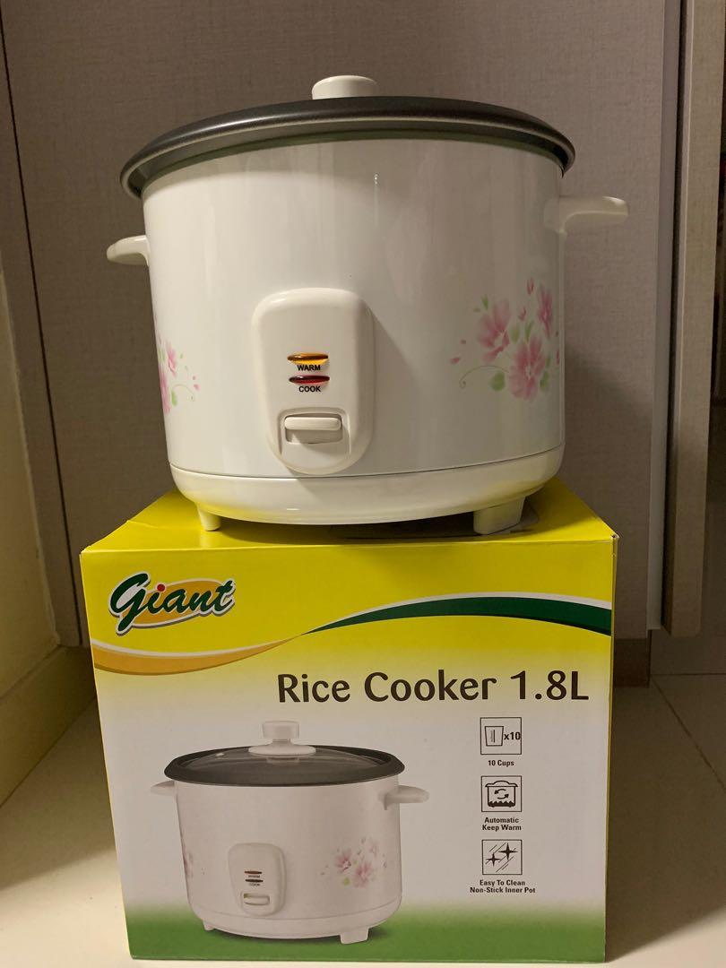 Giant Rice Cooker 1.8L (7244), TV & Home Appliances, Kitchen Appliances ...