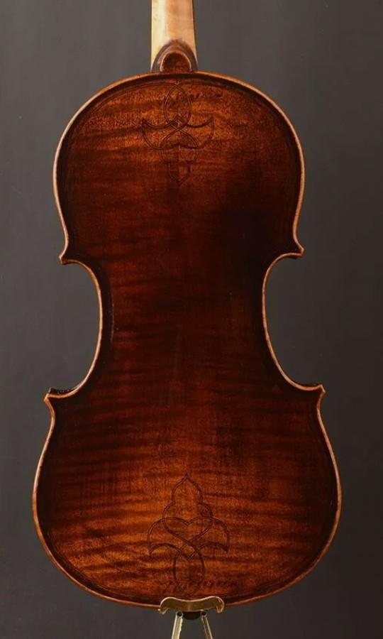 Giovanni Paolo Maggini style copy 4/4 violin with double purfling ...