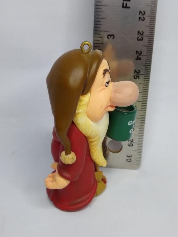 Hallmark Disney Seven Dwarfs "Grumpy" Christmas Tree Ornament, Hobbies ...