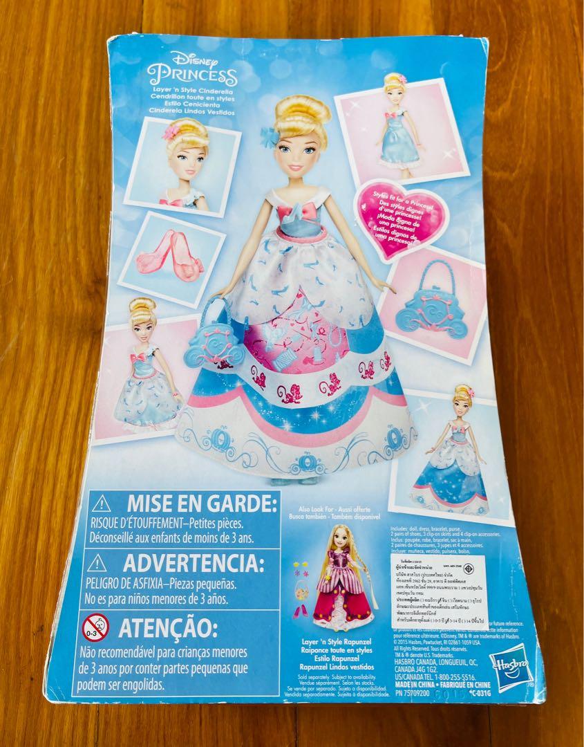 Hasbro Disney Princess Layer'N Style Cinderella, Hobbies & Toys, Toys ...