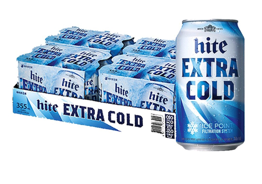 Hite Extra Cold 355ml Free delivery, Food & Drinks, Alcoholic Beverages ...