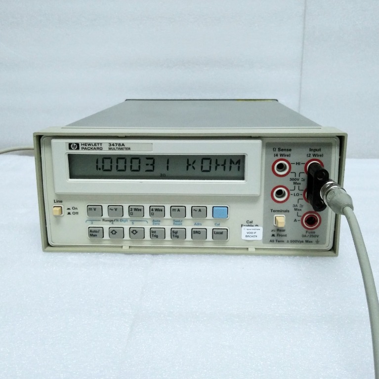 HP 3478A 5½ Digit Benchtop Digital Multimeter, Computers & Tech, Office ...