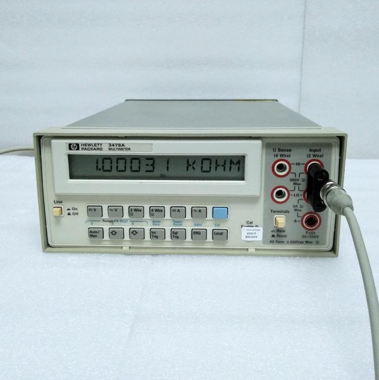 HP 3478A 5½ Digit Benchtop Digital Multimeter, Computers & Tech, Office ...