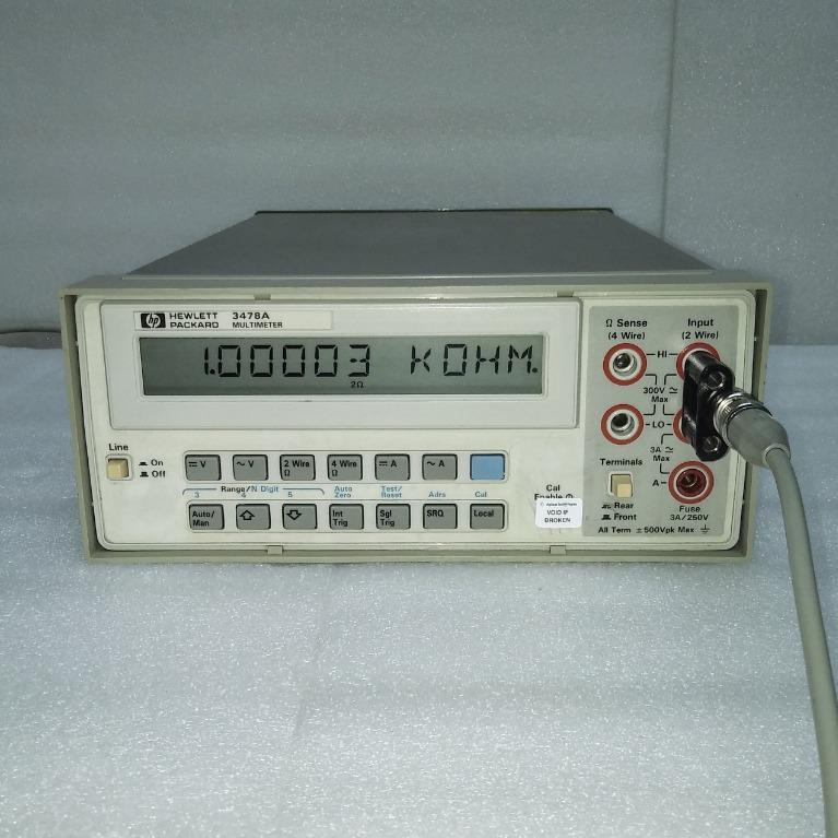 HP 3478A 5½ Digit Benchtop Digital Multimeter, Computers & Tech, Office ...