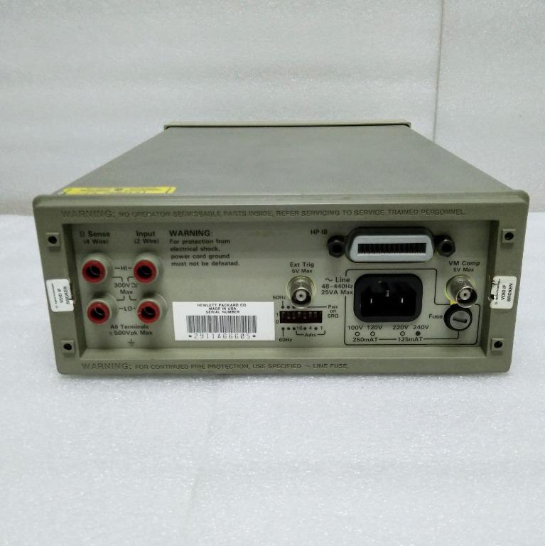 HP 3478A 5½ Digit Benchtop Digital Multimeter, Computers & Tech, Office ...