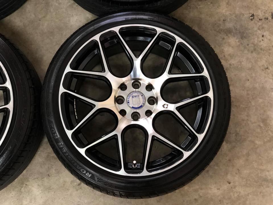 HRE P40 17 rim with tyre myvi alza vios city jazz wira saga satria ...