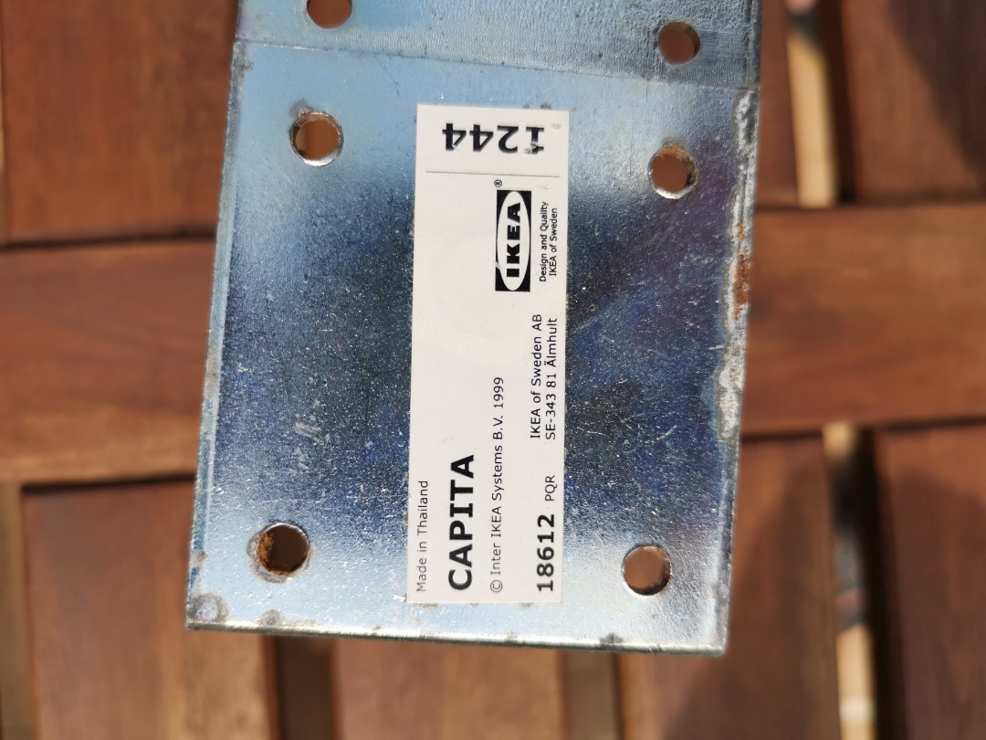 IKEA capita shelf legs / stand, Furniture & Home Living, Furniture ...