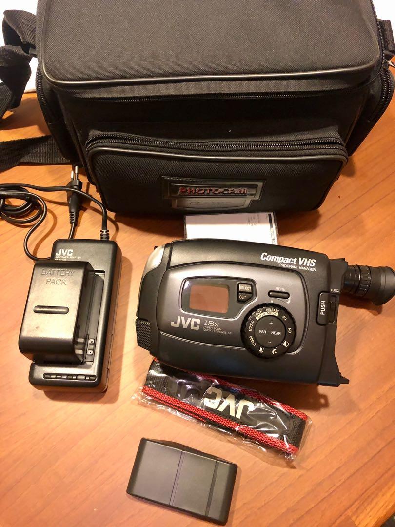 JVC compact VHS video tape recorder, Photography, Video Cameras on ...