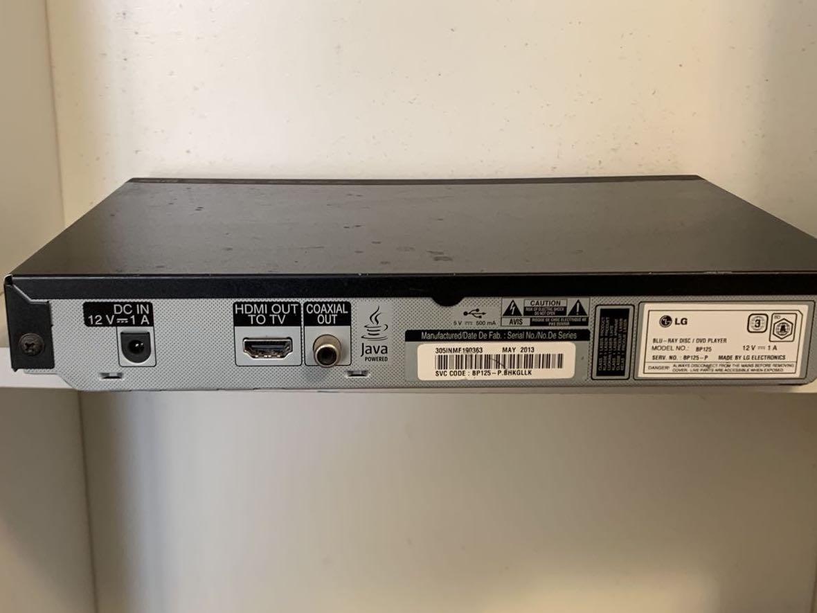 LG Blu Ray 藍光機 BP125, 音響器材, 音樂播放裝置 MP3及CD Player - Carousell