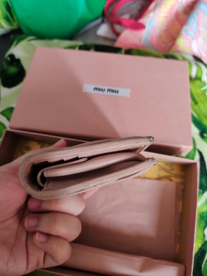 Miu Mui Wallet, Luxury, Bags & Wallets on Carousell