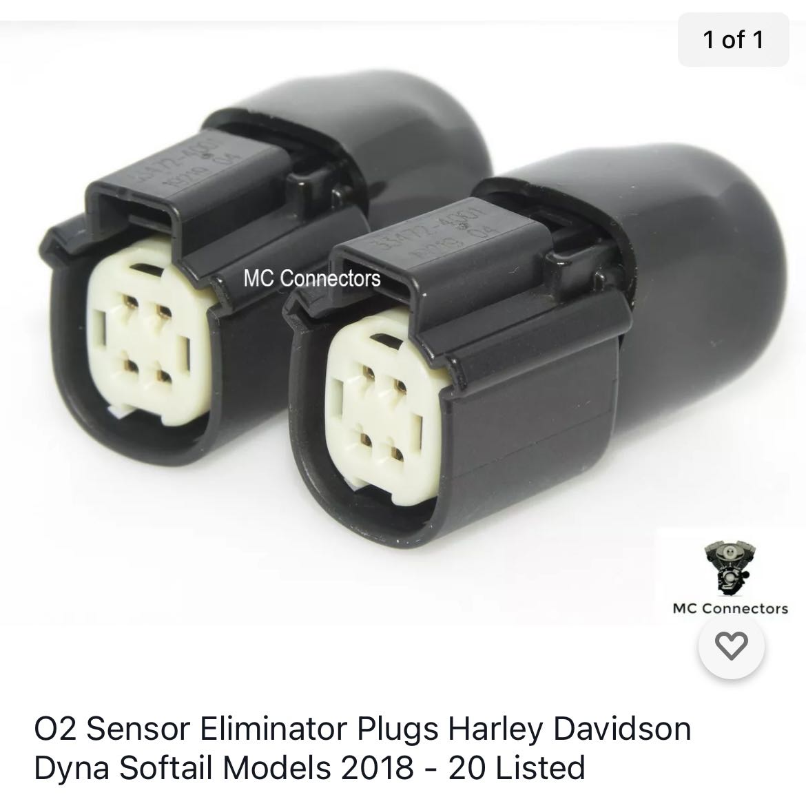 O2 Oxygen Sensor Eliminator Plugs Harley Davidson Dyna Softtail Models ...