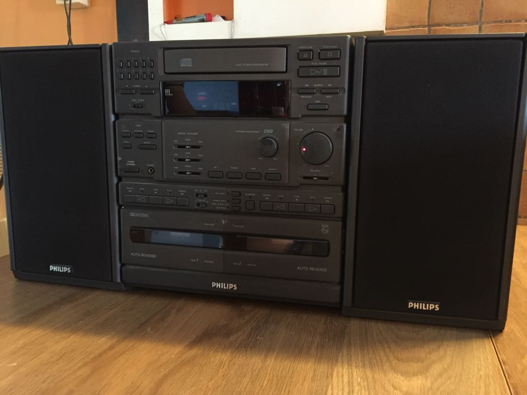 Philips Mini Compo, Audio, Portable Music Players on Carousell