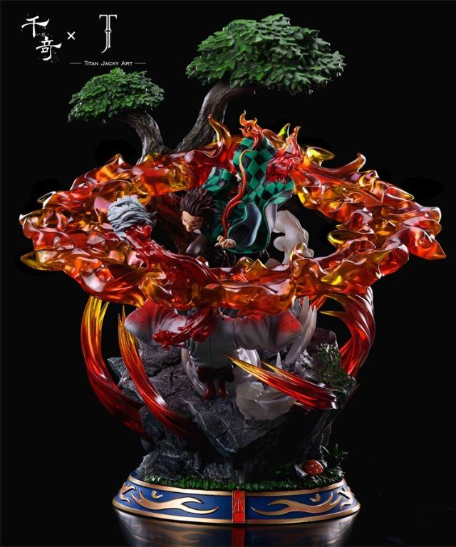 [PO] TITAN JACK ART - DEMON SLAYER KAMADO TANJIRO VS RUI FIGURE STATUE ...