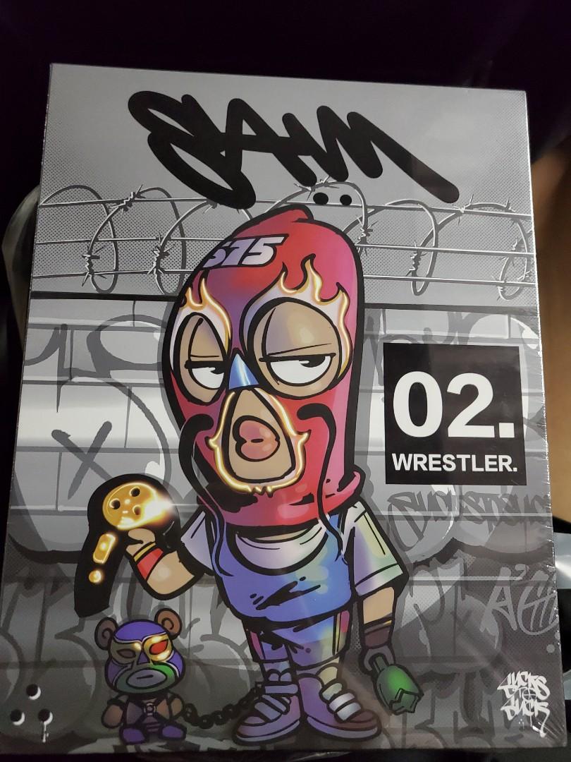 Popmart Sam Wrestler, Hobbies & Toys, Toys & Games on Carousell