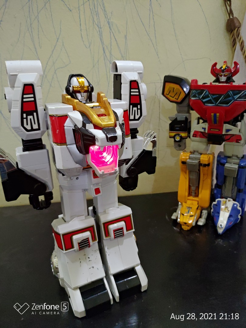 Power Rangers White Tiger Zord, Hobbies & Toys, Collectibles ...