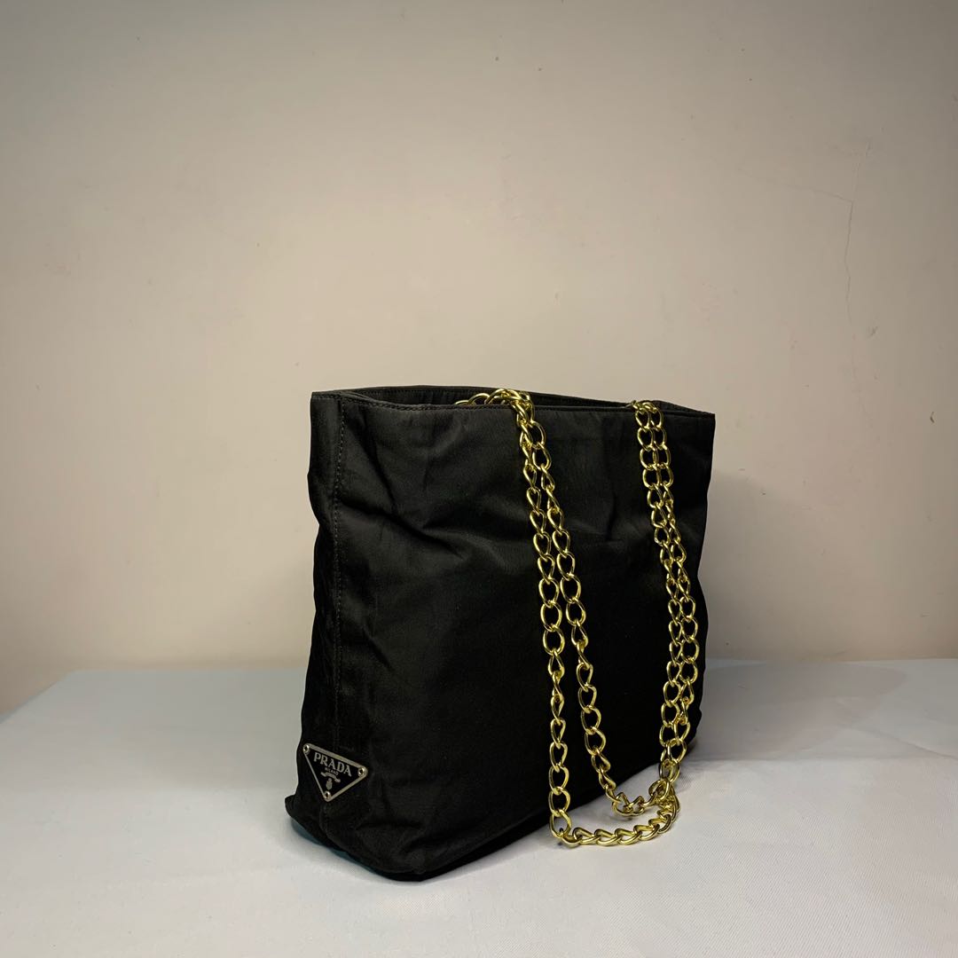 Prada Chain, Luxury, Bags & Wallets on Carousell