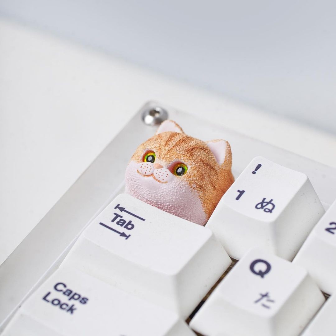 RARE Phangkey Meow Series - Yuzu artisan keycap (only 20 pcs ...