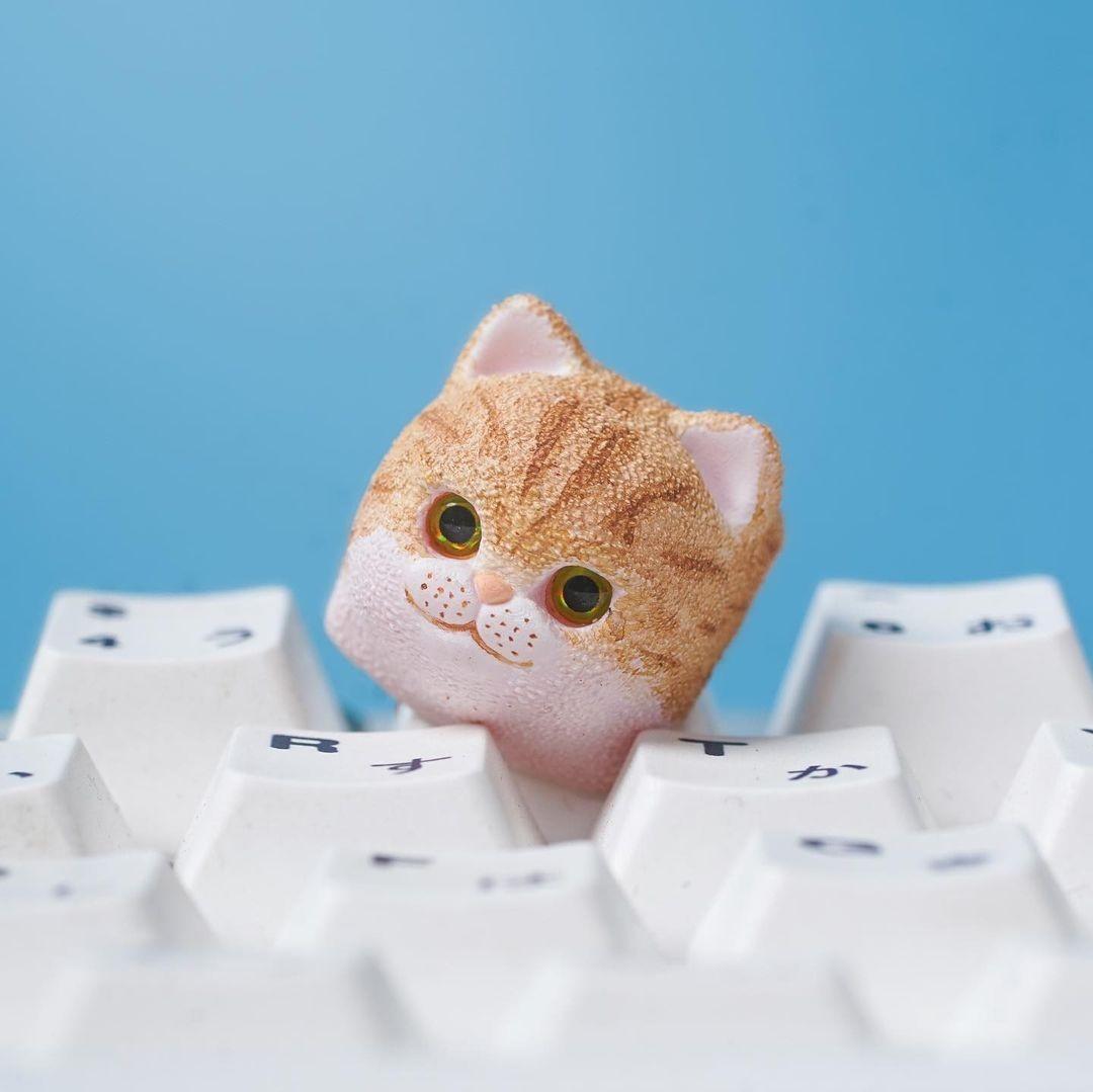 RARE Phangkey Meow Series - Yuzu artisan keycap (only 20 pcs ...