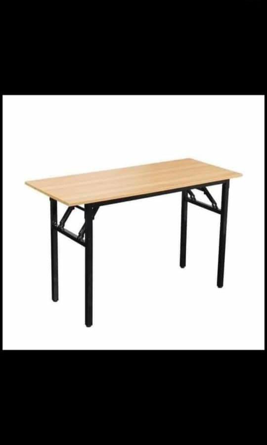Restock tayo ng Wooden Foldable Table 120cm, Furniture & Home Living ...