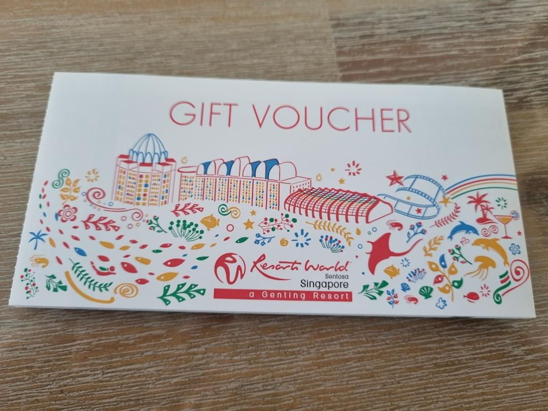 RWS Resort World Sentosa Gift Voucher $300, Tickets & Vouchers ...