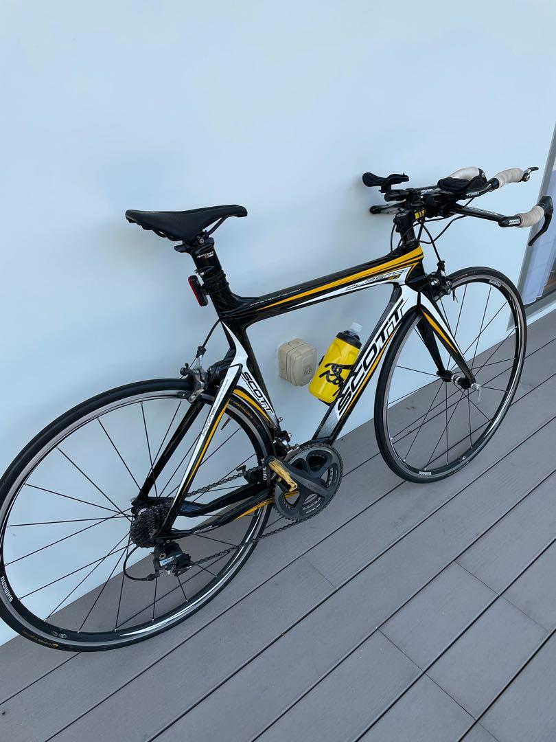 FULL carbon Scott plasma triathlon bike, Sports Equipment, Bicycles ...