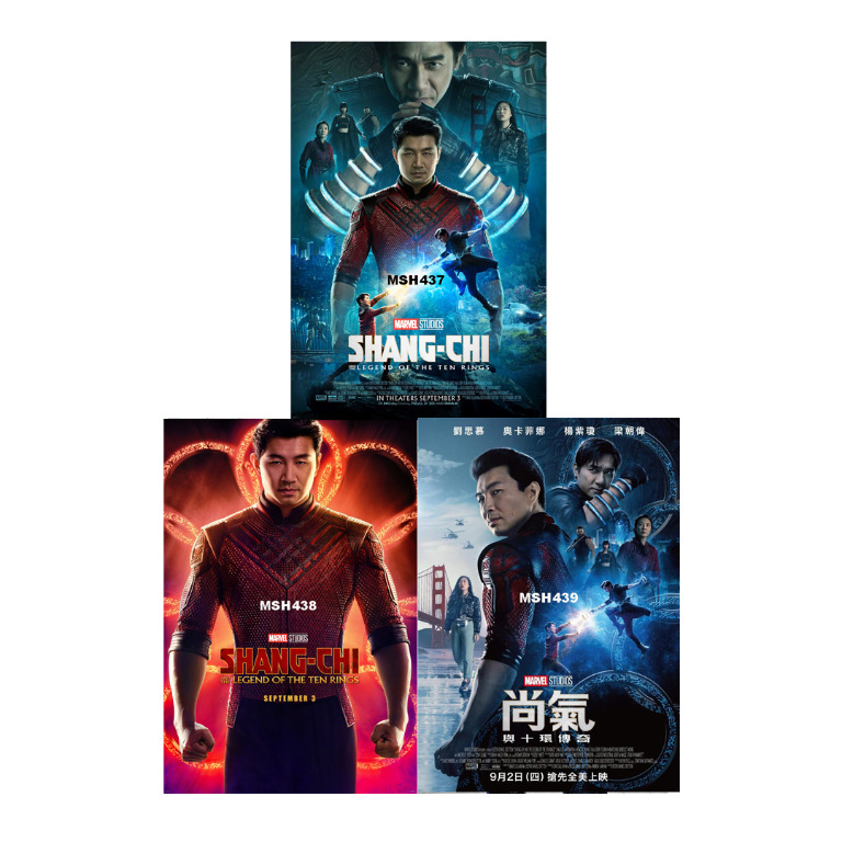 SHANG-CHI MOVIE POSTERS, Hobbies & Toys, Stationery & Craft, Art ...