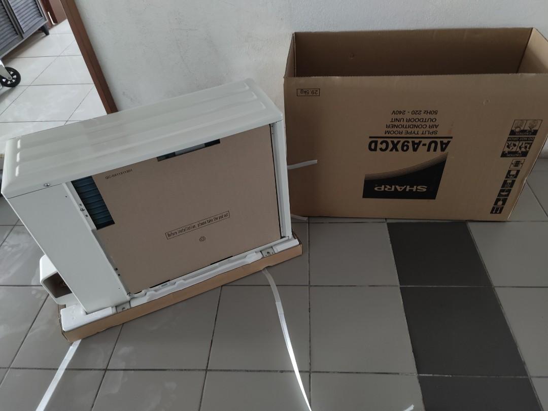 SHARP 1HP R32 AIR-CONDITIONER NEW SET, TV & Home Appliances, Air ...