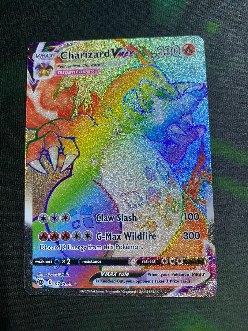 Shiny Charizard V, Rainbow Charizard VMAX, Shiny Charizard VMAX ...