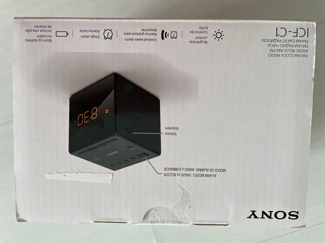 Sony radio & alarm clock, Audio, Portable Music Players on Carousell