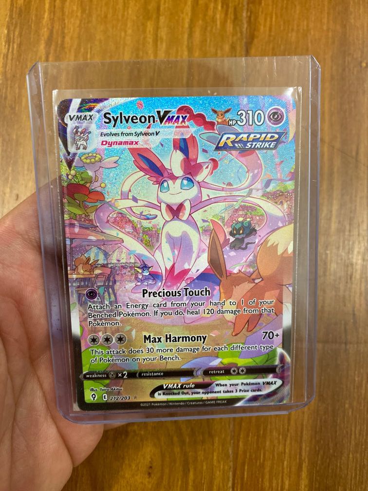 Sylveon Vmax AA 212/203, Hobbies & Toys, Toys & Games on Carousell