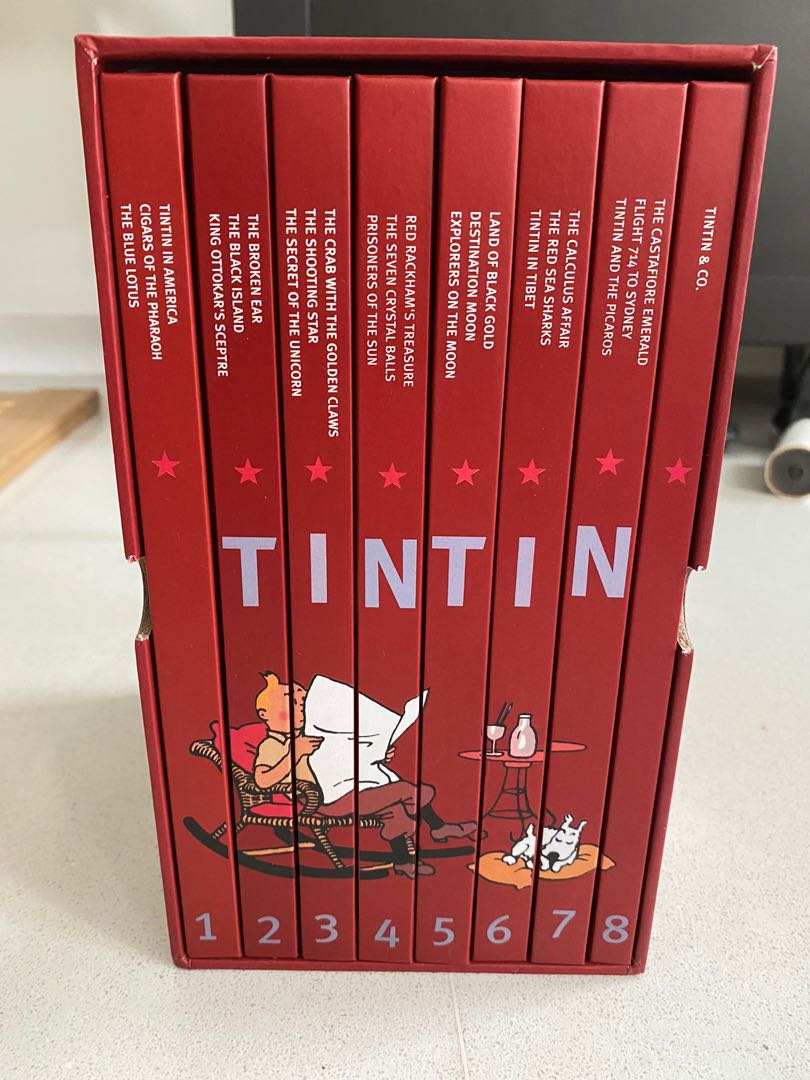 The adventures of Tintin box set, Hobbies & Toys, Books & Magazines ...