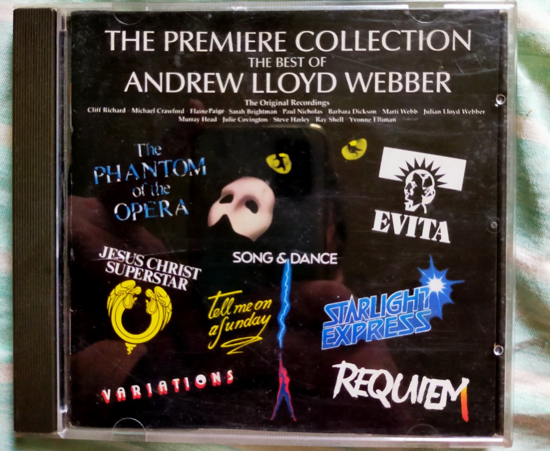 The Premiere collection the best of Andrew Lloyd Webber (Broadway musicals cd), Hobbies & Toys ...