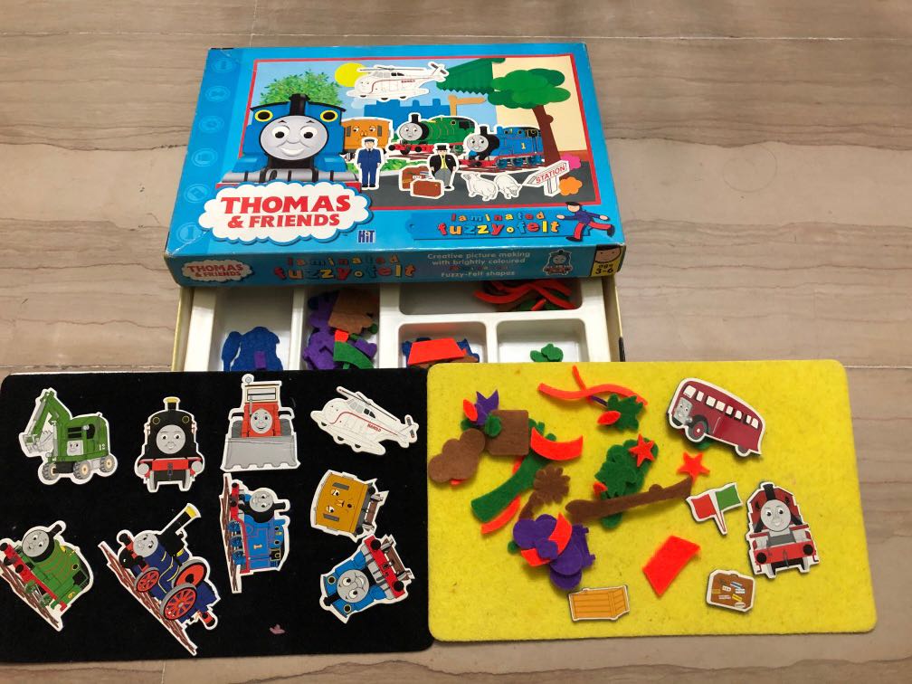 Thomas and Friends fuzzy felt shapes, Hobbies & Toys, Toys & Games on ...