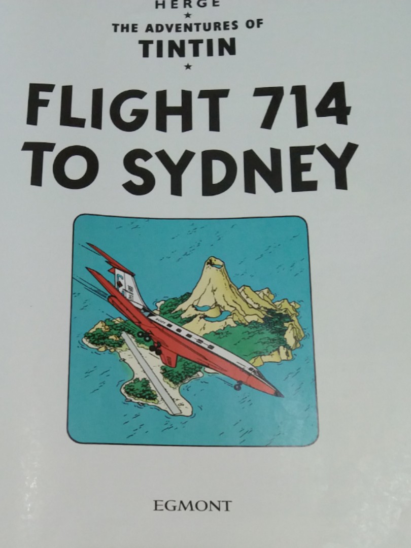 Tintin Flight 714 to Sydney, Hobbies & Toys, Books & Magazines, Comics ...
