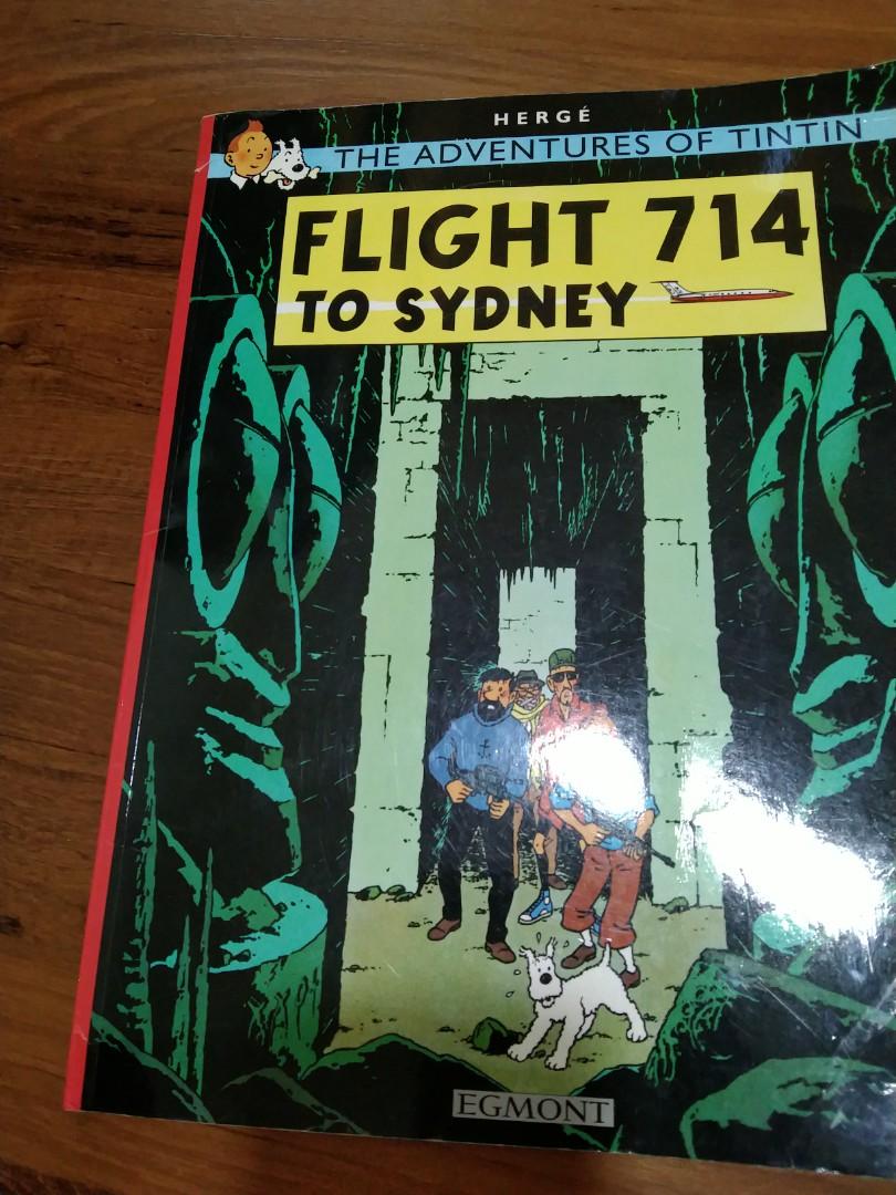 Tintin Flight 714 to Sydney, Hobbies & Toys, Books & Magazines, Comics ...